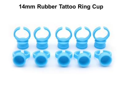 China Plastic Tattoo Medical Supplies 14mm Non-Toxic Rubber Ring Cup Home Use for sale