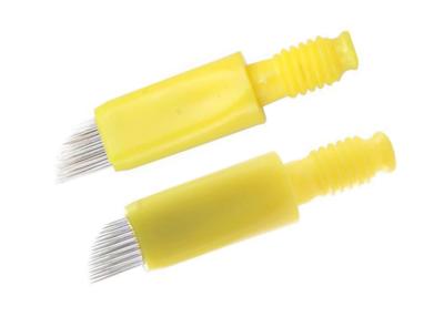 China Yellow Tattoo Needle Cartridges Pen Easy Use For Eyebrow Permanent Makeup for sale