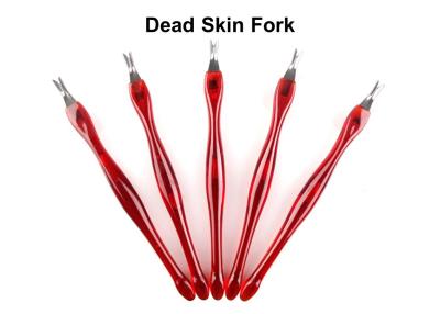 China Disposable Dead Skin Fork , Portable Cuticle Pusher Trimmer Size 110mm for sale