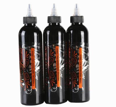 China 8oz Deep Black Tattoo Ink , Natural Tattoo Ink  Imported Coloring for sale