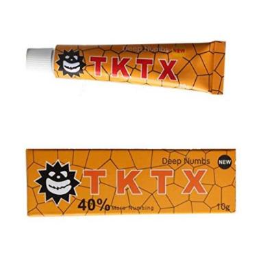 China TKTX Quick Strong Effect No Pain 40% Tattoo Anesthetic Cream / Deep Numb Cream for sale
