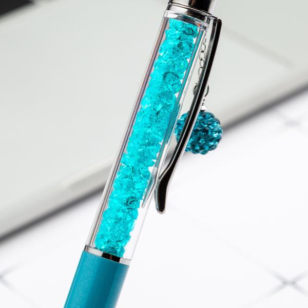 Quality Cute Crystal Pen Diamond Ballpoint Pens Stationery Ballpen 2 In 1 Crystal Stylus for sale