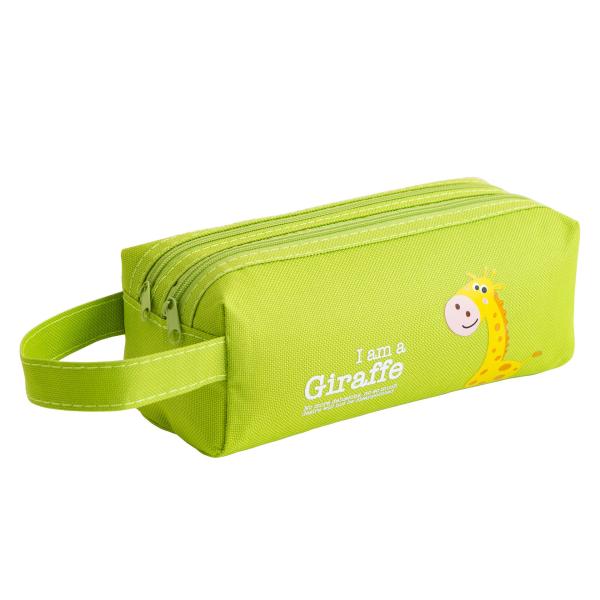 Quality Canvas Geometric Pencil Bag Case for School Supplies Custom Print Cute Pencil for sale