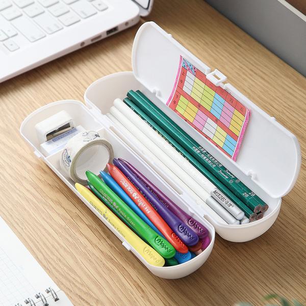Quality Transparent PVC Plastic Cute Pure Clear Pencil Case for Schools Offices Unisex for sale