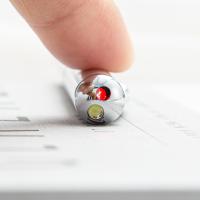 China 0.5mm Writing Width Gel Pen 4 in 1 Multi Laser Pointer LED Torch Light for Educators for sale