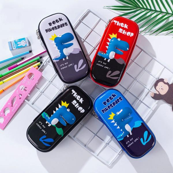 Quality Cute Student Cartoon Stationery Box EVA Custom Logo 3D Anti Drop Pencil Case for for sale