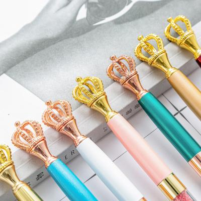 Cina NO Stile cancellabile Corona penna metallica con logo personalizzato e inchiostro cancellabile sensibile al calore in vendita