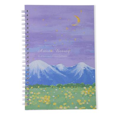 Cina 3D Printing Cover School Notebook per studenti Spiral Binding 4 Colori Disegno personalizzato in vendita