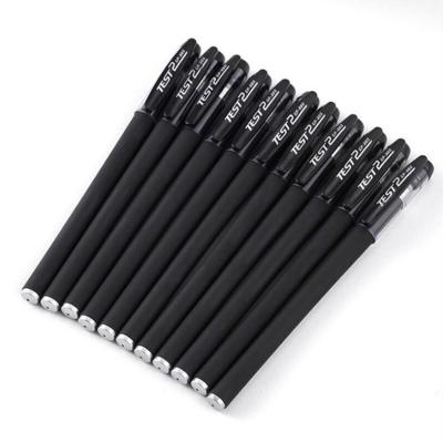 Cina 0.5mm Larghezza di scrittura Penna d'acqua di firma nera per la personalizzazione di materiale da ufficio in vendita