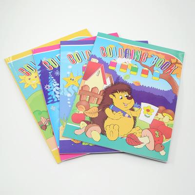 Cina 4 colori cartaceo Bambini libri da colorare Stampa disegno personalizzato con copertina di carta in vendita