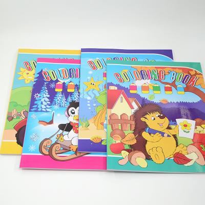Cina 4 colori cartaceo Bambini libri da colorare Stampa disegno personalizzato con copertina di carta in vendita