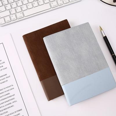 China Páginas interiores auto-aderentes 104 folhas A6 Diário Custom Cloth Cover Notebook para estudantes à venda