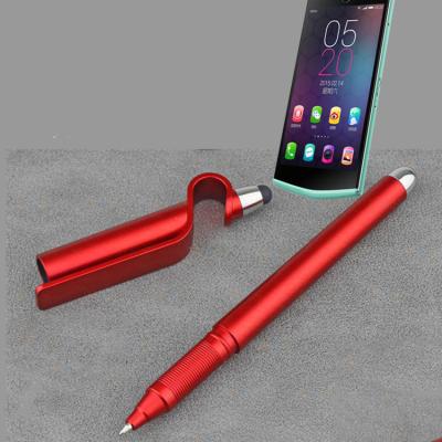 Cina 25g Stampa personalizzata di logo con doppia testa Penna a sfera multifunzione per utensili da ufficio in vendita