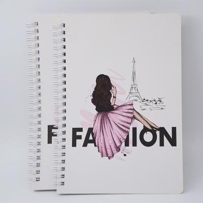 Cina Copertina morbida Corrispondenza Spiral Notebook Journal 30 fogli Stampa personalizzata Disegno di griglia del logo in vendita