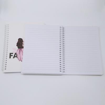 Cina Copertina morbida Corrispondenza Spiral Notebook Journal 30 fogli Stampa personalizzata Disegno di griglia del logo in vendita