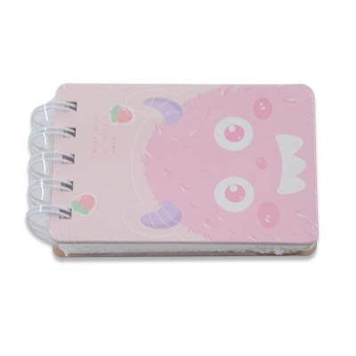 Cina Mini quaderno con cartoon cartooni stampati Elastici Kawaii per studenti in vendita