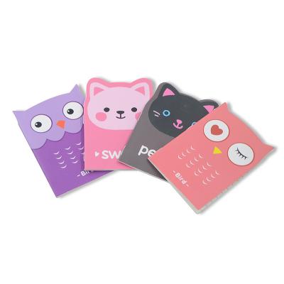 China Cute Cartoon Mini Note Book Elastic Kawaii Stationery Paper Cover for Kids and Girls for sale