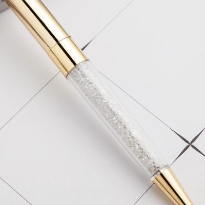 Cina 2.5g Inchiostro Colore Rosso Big Top Diamante Pen Multi Colore Diamante Cristallo Penna a sfera per regalo di nozze in vendita