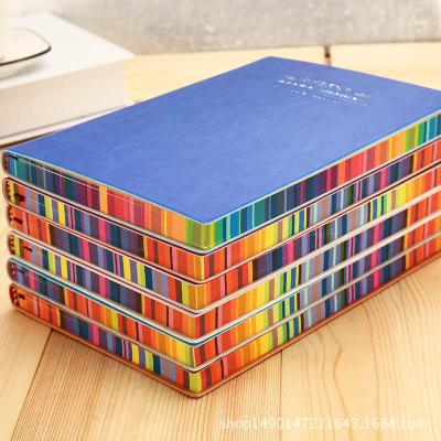 Cina 2 colori Memo Pads Stile Custom A5 Hardcover PU Leather Journal Planner Stampa in vendita