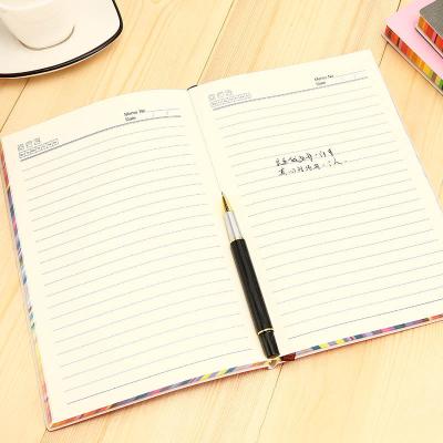 Cina 2 colori Memo Pads Stile Custom A5 Hardcover PU Leather Journal Planner Stampa in vendita