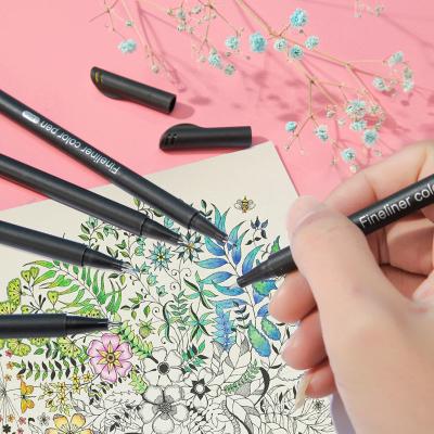 Cina Acquerel Art Marker Pen Set di 12 marcatori a punti fini per la scrittura e l'arte di finitura in vendita