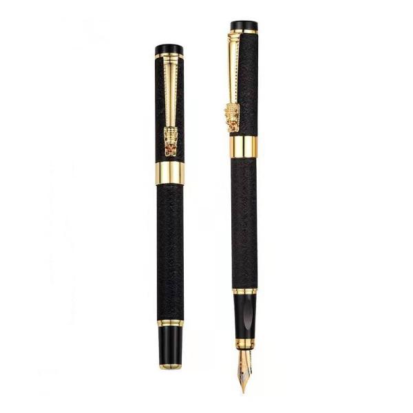 Quality 2022 Business Gift Metal Frosted Pole Pen 0.5 Iridium Ink Bag Pen for Writing for sale