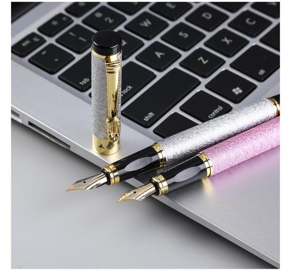 Quality 2022 Business Gift Metal Frosted Pole Pen 0.5 Iridium Ink Bag Pen for Writing for sale
