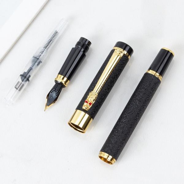 Quality 2022 Business Gift Metal Frosted Pole Pen 0.5 Iridium Ink Bag Pen for Writing for sale