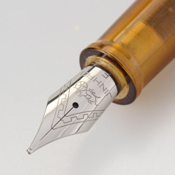 Quality Transparent Gold Powder Color Ink Fountain Pen for Writing Practice in Business for sale
