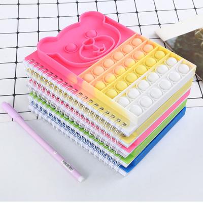 China Pop It Customizado Notebook Silicone Espiral Fidget Paper Book para os requisitos do cliente à venda