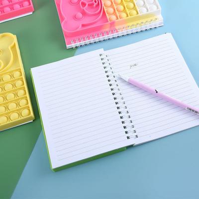 China Pop It Customizado Notebook Silicone Espiral Fidget Paper Book para os requisitos do cliente à venda