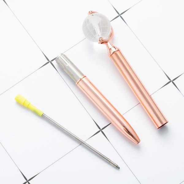 Quality 2022 Style Creative Globe Pen with Custom Metal Logo and Heat Sensitive Erasable for sale