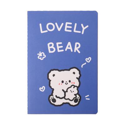 Cina Kawaii Cartoon Little Bear Notebook A5 Size No Adhesive Perfetto per gli amanti della cartoleria in vendita