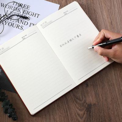Cina Copertina rigida Portatile Custom Classic Blank Notebook PU Pelle impermeabile per studenti in vendita