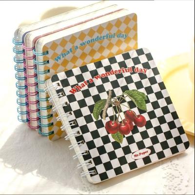 Cina Studente universitario cartaceo Quadrato quaderno con copertina bianca frutta e 128 pagine interne in vendita
