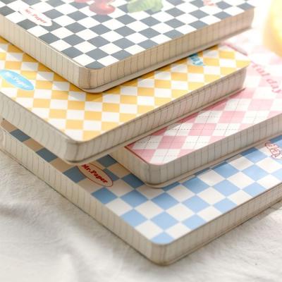 Cina Studente universitario cartaceo Quadrato quaderno con copertina bianca frutta e 128 pagine interne in vendita