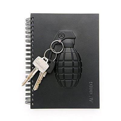 Cina Notebook di caratteri personalizzati in nero Universale per la scrittura Pistola Coltello tattico Carta di copertina rigida Notebook in vendita
