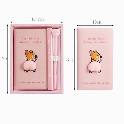 Cina Logo personalizzato Copertina morbida Cartoon carino Decompressione Fidget Notebook per studenti in vendita