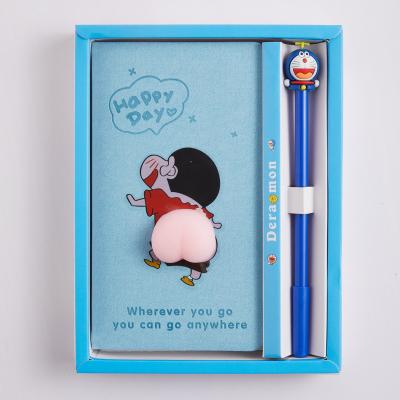 Cina Logo personalizzato Copertina morbida Cartoon carino Decompressione Fidget Notebook per studenti in vendita