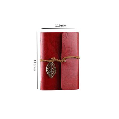 Cina A6 Retro Notebook Diary Notepad Letteratura PU cuoio per i pianificatori di giornali di viaggio in vendita