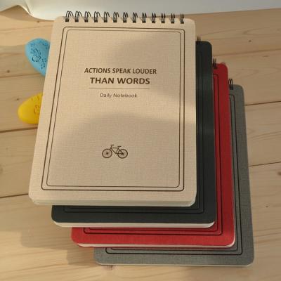 China Gepersonaliseerd Academisch A5 PU Lederen Dagboek met Elastisch Band en 80 Innerlijke Pagina's Te koop