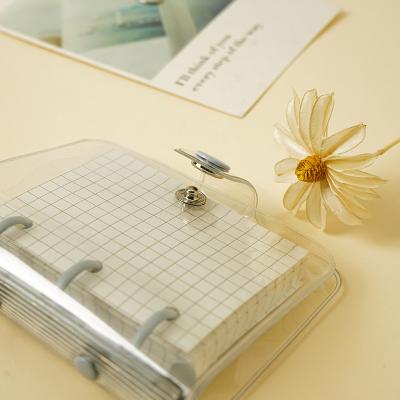 Cina Personalizzazione Cute 3 buchi foglia sciolta Riempire Notebook Cover Mini PVC File Folder Portable in vendita