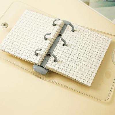 Cina Personalizzazione Cute 3 buchi foglia sciolta Riempire Notebook Cover Mini PVC File Folder Portable in vendita