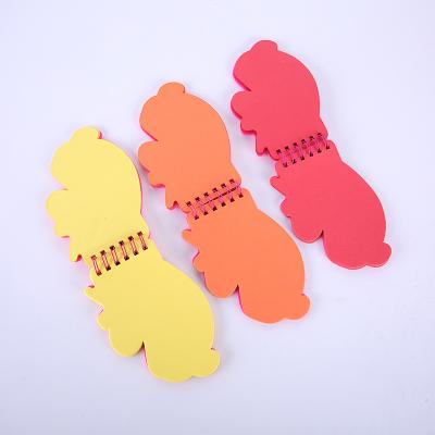 Cina Disegno di animazione creativo copertura in PVC blocco note a foglia sciolta per la scrittura di appunti portatile in vendita