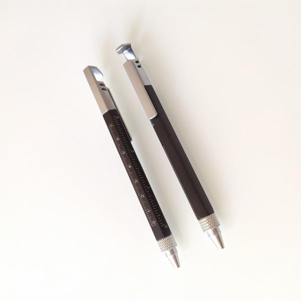 Quality Multi-function Phone Holder Plastic Level Screwdriver Inch Scale Tool Ballpoint for sale