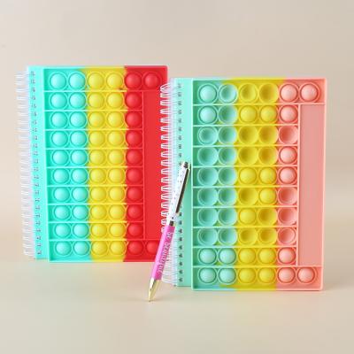 Cina Copertina in silicone impermeabile, bollino di decompressione, quaderno con 100 pagine interne e regalo in vendita