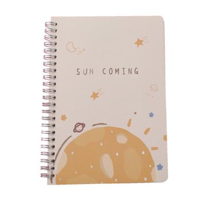 Cina Self-Adhesive A5 Customized Hardcover Spiral Journal Planner Notebook per personalizzato in vendita