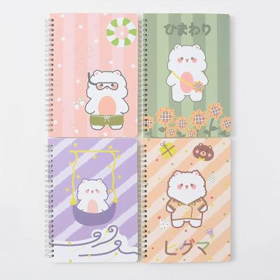 Cina Self-Adhesive A5 Customized Hardcover Spiral Journal Planner Notebook per personalizzato in vendita