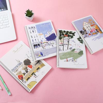 Cina Self-Adhesive A5 Customized Hardcover Spiral Journal Planner Notebook per personalizzato in vendita