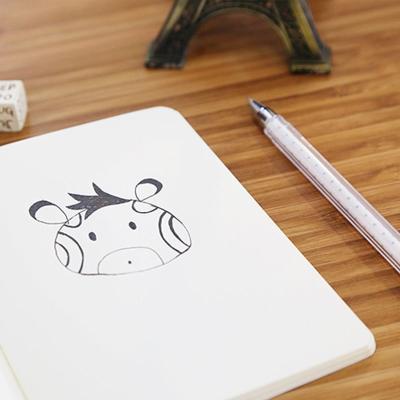 Cina Carta retro Kraft Blank Memo Pad Sketch Book Notepad per la creazione di appunti per ufficio in vendita
